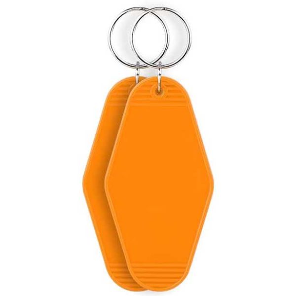 Key Tags w/ Ring, Orange